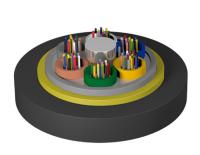 China OEM Dielectric High Flexible ADSS Armored Fiber Optic Cable No Metal Material In The Structure for sale