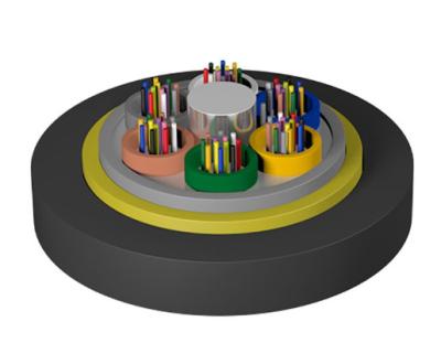 China OEM Dielectric High Flexible ADSS Armored Fiber Optic Cable No Metal Material In The Structure for sale