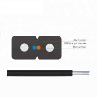 China Butterfly Shaped FTTH Indoor Fiber Cable for sale