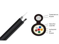 China 12 Core Fiber Optic Cable Black Color Self Supporting Aerial Cable Brand TW-SCIE for sale