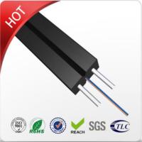 China Self-supporting Soft Fiber Optic Indoor Cable Black / White Jacket Color 245±10um Coating Diameter for sale