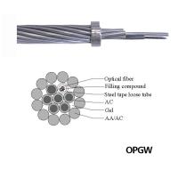 China Outdoor Aerial Single Mode OPGW Fiber Optic Cable 36 Core for sale