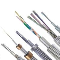 China OPGW Optical Ground Wire 48 Core Outdoor Aerial China Fiber Optic Cable for sale