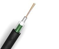 China corning armored fiber optic cable  Black Outer Sheath GYXTW factory type power telecommuniction for sale