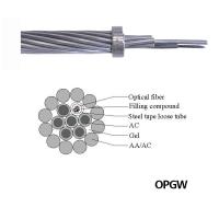 China Multi Mode PBT Type OPGW Optical Ground Wire Large Diameter and Fiber Capacity Fiber Optic Cable for sale