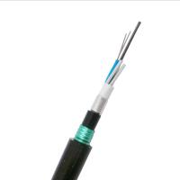 China 8 Fibers Outdoor Fiber Optic Cable GYTS53 Direct Buried Stranded Telecommunication for sale