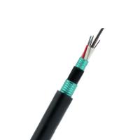 China 96 Cores Armored Fiber Optic Cable GYTS53 Direct Buried Stranded Loose Tube Armored Cable for sale