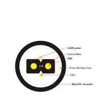China FTTH GJYXFH butterfly-shaped optical fiber cable Simplex Bow Type G657A1 Drop Wire Fiber Optic 2 Core for sale