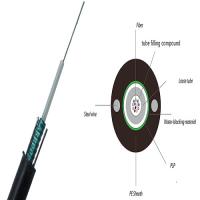China GYXTW Single Mode Central Loose Tube Outdoor Aerial and Duct 6f Fiber Optic Cable for sale
