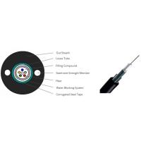 China GYXTW 6 Core Single Mode Central Loose Tube Aerial and Duct Outdoor Rated Fiber Optic Cable for sale