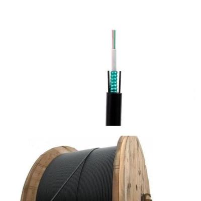 China China 24 Core Single Mode GYXTW Central Loose Tube Outdoor Duct and Aerial Fiber Optic Cable for sale