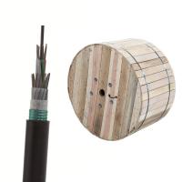 China Loose Tube Stranded GYTS Outdoor Aerial and Duct 8 Core Single Mode Fiber Optic Cable for sale