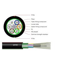 China Loose Tube Stranded GYTS Outdoor Aerial and Duct 12 Core Single Mode Fiber Optic Cable for sale