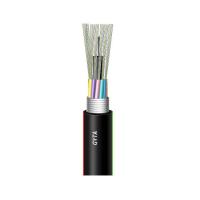 China Single Loose Tube GYTA Outdoor Aerial and Duct 24 Core SM Fiber Optic Cable with Steel Wire Strength Member for sale