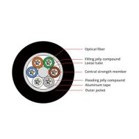 China 48 Core Loose Tube Stranded GYTA Outdoor Aerial and Duct Single Mode Fiber Cable Suppliers for sale