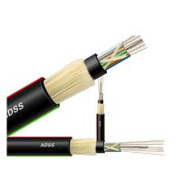 China All Dielectric Self Support   12 Core ADSS  double  black jacket Fiber Optic Cable for sale