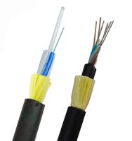 China All Dielectric Self Supporting Outdoor Aerial ADSS 144 Core Fiber Optic Cable Span 100-1000m for sale
