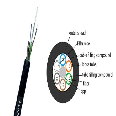 China GYFTY 120 Core Loose Tube Fiber Optic Cable Non - Metallic & Non - Armored for sale