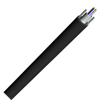 China 24 Core Outdoor G652D Single Mode With Two Steel Wire Strength Member Fiber Optic Cable GYXY for sale