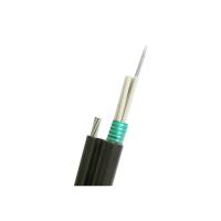China Aerial GYTC8S Loose Tube 6 Core Single Mode Armoured Fiber Optic Cable for sale