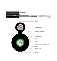 China Steel Stranded Figure 8 Outdoor Armored Fiber Optic Cable Gyxtc8a Gyxtc8s for sale