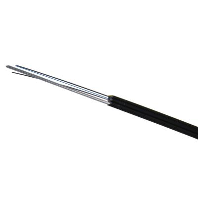 China FTTH Drop Cable 1 2 4 Core LSZH Sheath Bow Type Fibre Optics In Computer Networks for sale