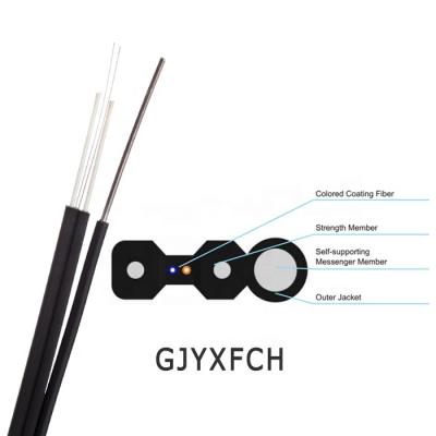 China LSZH Sheath Bow Type FTTH Drop Cable Four Core Multimode for sale