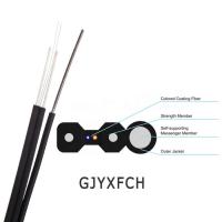 China 2 Core G657A1 Fiber GJYXCH GJYXFCH FTTH Drop Cable Outdoor for sale
