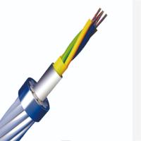 China Overhead Ground Wire OPGW Cable Aluminum Clad Steel Wire Optical Fiber OPGW Cable for sale