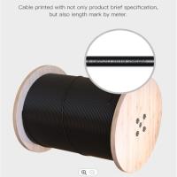 China Kevlar Yarn 100M 200M 300M Span ADSS 24 48 96 144 Core Optic Fiber Cable for sale