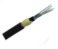China 12 Core ADSS Fiber Optic Cable Aramid Yarn Water Blocking Tape Frp Strength Member for sale