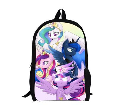 China Little Pony Cartoon school bag for sale