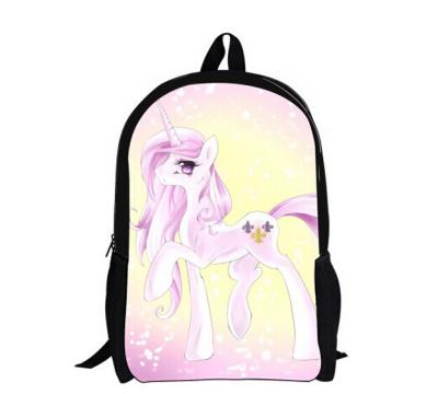China Little Pony Cartoon school bag for sale