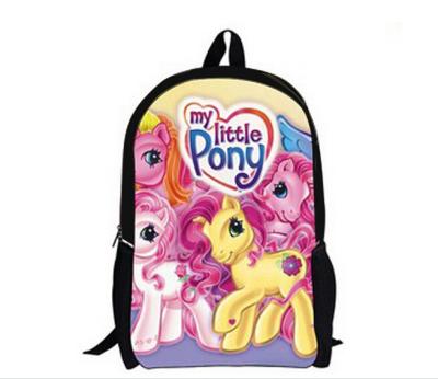 China Little Pony Cartoon school bag for sale