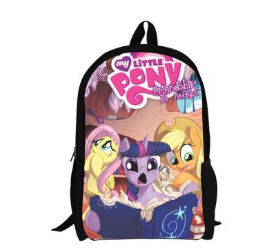 China Little Pony Cartoon school bag for sale