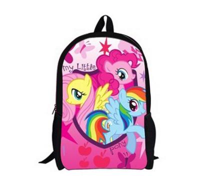 China Little Pony Cartoon school bag for sale