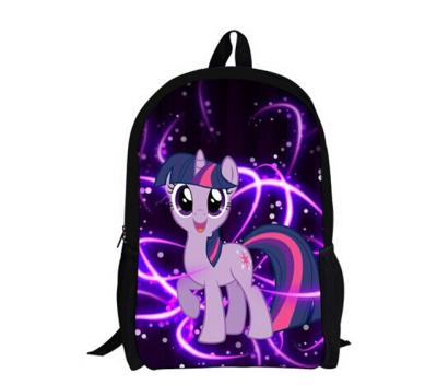 China Little Pony Cartoon school bag for sale