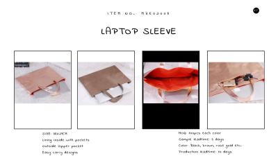 China ECO-Friendly washable kraft paper  laptop bag for sale