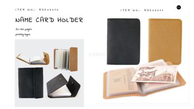 China ECO-Friendly washable kraft paper name card, card holder for sale