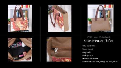 China ECO-Friendly washable kraft paper shopping bag for sale