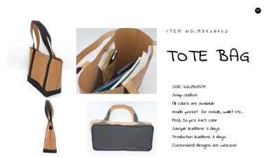China ECO-Friendly washable kraft paper tote bag for sale