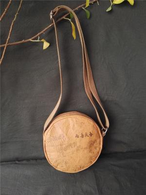 China washable kraft paper shoulder bag, round bag for sale