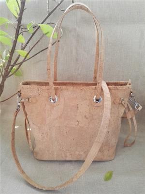 China vegan cork handbag, ladybag, girl bag for sale