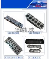 China Engine Oil Cooler Cover for 6D16 4HK1 6HK1 6BG1T Excavator Engine Parts Aluminum 1-11281028-1 for sale