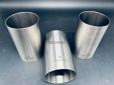 China Hitachi V2203 Engine Cylinder Liner 17315-55621FS 86x90.5x150mm Kubota Excavator Parts for sale