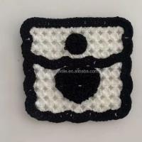 China Handmade Cotton Crochet Flower Patches, DIY Embroidery Patches, Clothing Bag Accessories, Sewing Decorations for sale