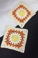 China Handmade Cotton Crochet Flower Patches, DIY Embroidery Patches, Clothing Bag Accessories, Sewing Decorations for sale
