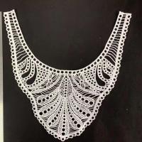 China MILK YARN Polyester Lace Clothing Accessories with Elegant Design Neckline and Collar for House Decoration for sale