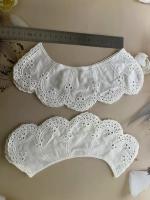 China Chicken Embroidery Water Soluble Two-Petal Collar Lace for Children's Neckline for Garments & Clothing for sale
