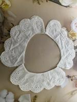 China Chicken Embroidery Water Soluble Two-Petal Collar Lace for Children's Neckline for Garments & Clothing for sale